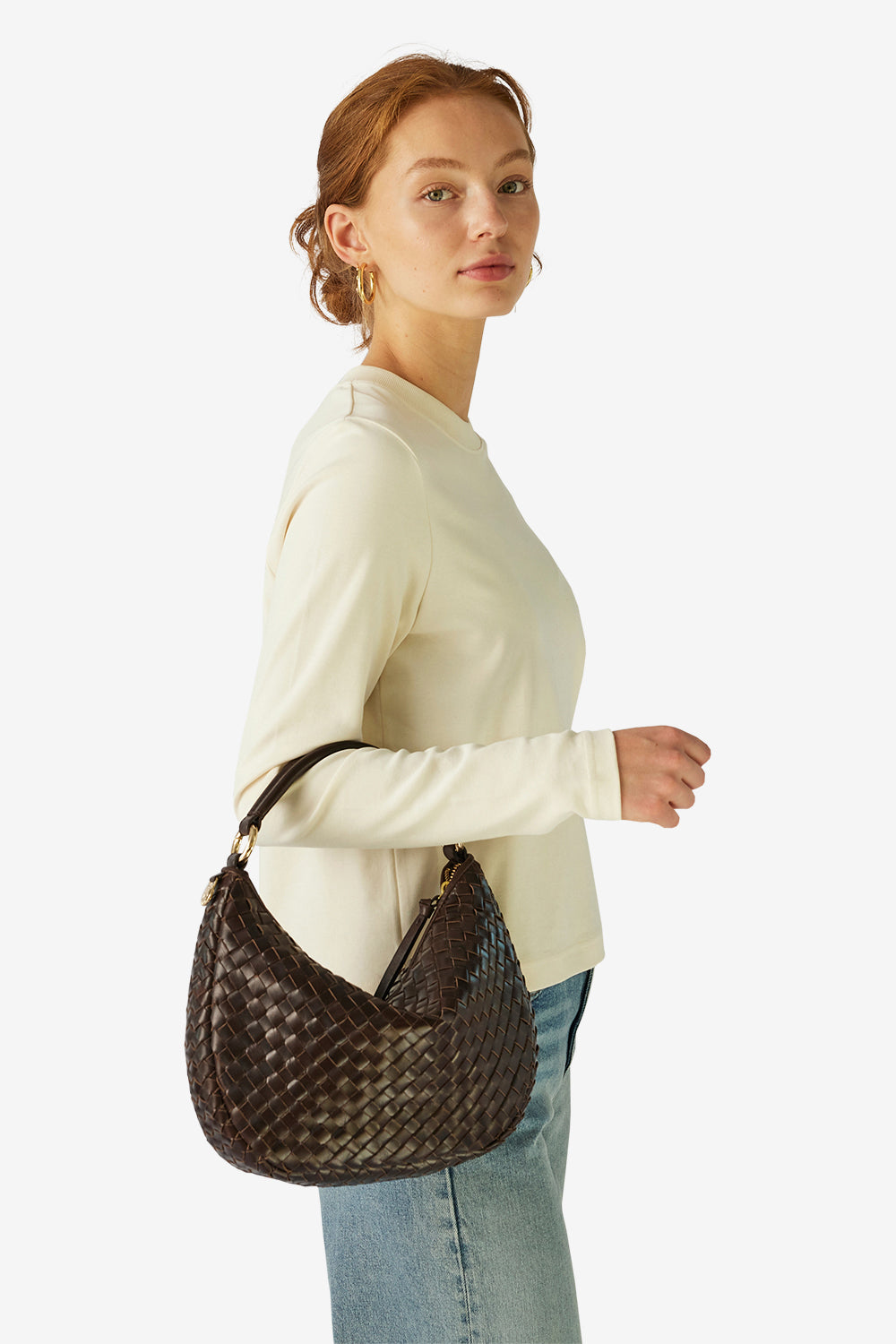 Salerno shoulder bag Marlin Dark brown – ADAX