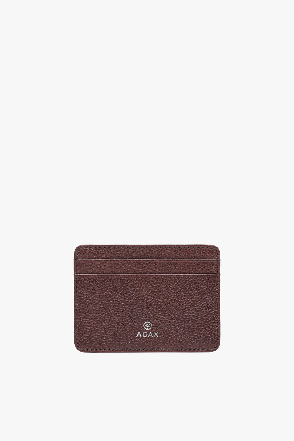 Bergamo credit card holder Sky Dark brown – ADAX