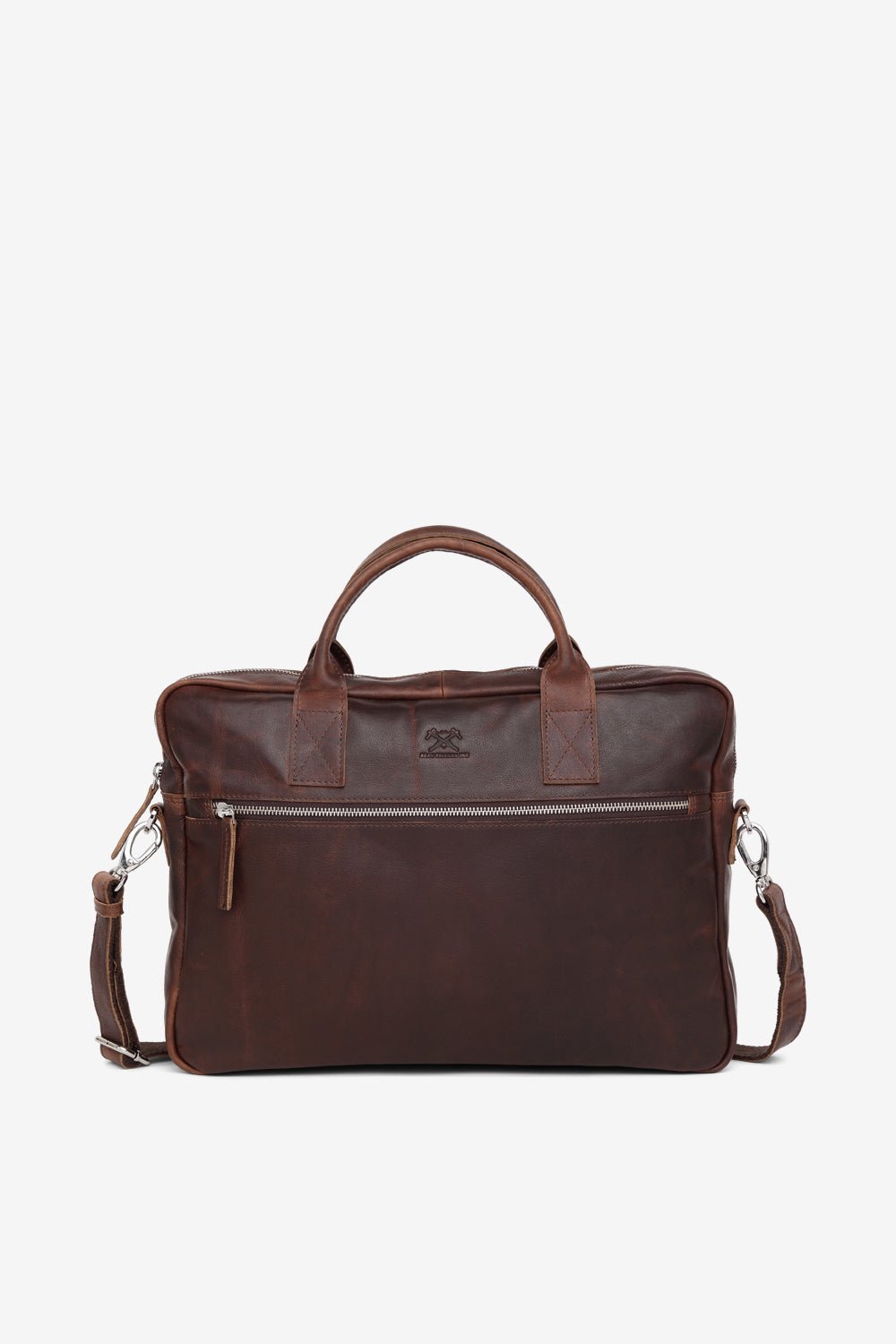 Catania briefcase Tobias 15,6' Dark brown – ADAX